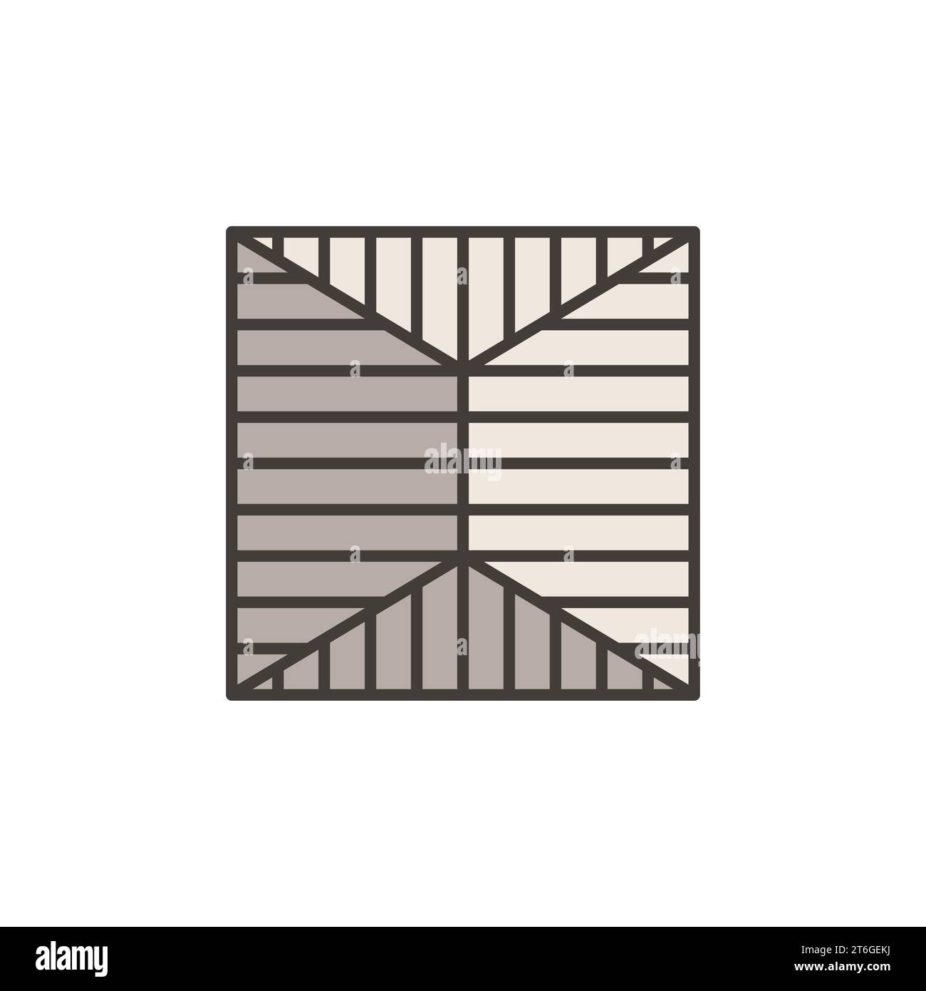 Roof vector concept colored icon or sign - top view Stock Vector Image ...