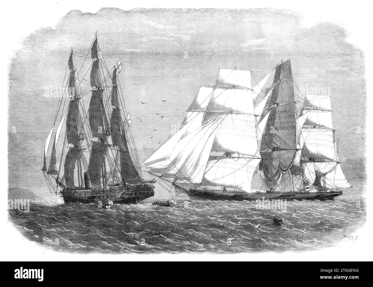1860 Ship British Clipper Ships 1860 Hi Res Stock Photography And