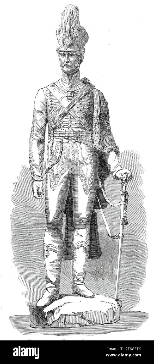 The Anglesey Column Statue - designed by Matthew Noble, 1860. 'In the ...