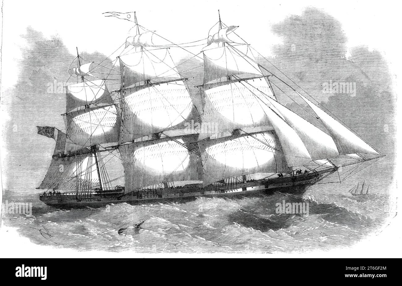 The gigantic clipper-ship "Great Australia", recently built for Messrs ...