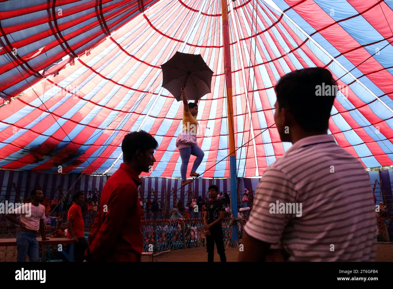 Panchagarh, Panchagarh, Bangladesh. 10th Nov, 2023. A member of The ...