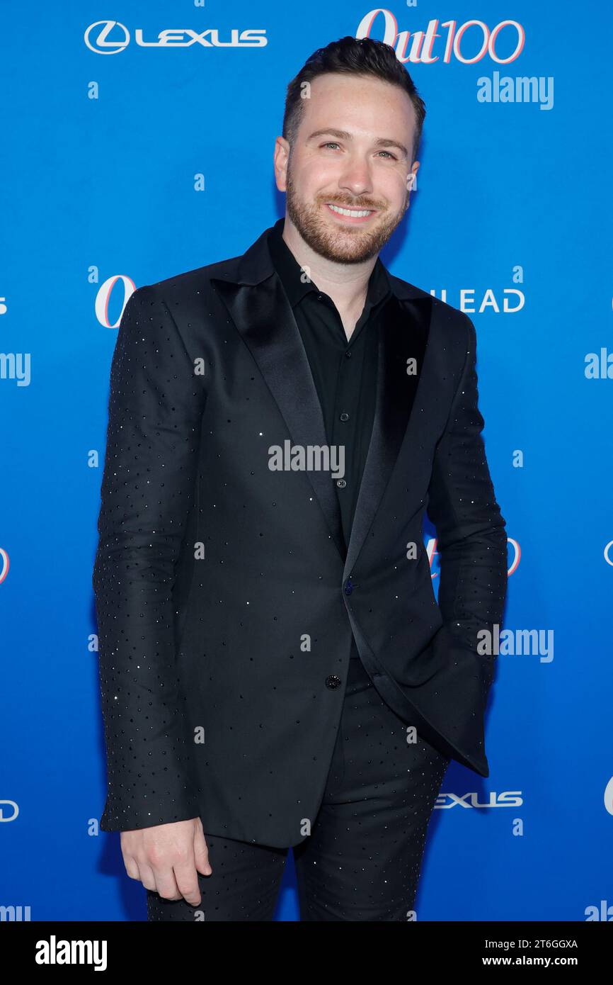 Hollywood, CA. 9th Nov, 2023. Zach Herrin, the OUT100 Party The ...
