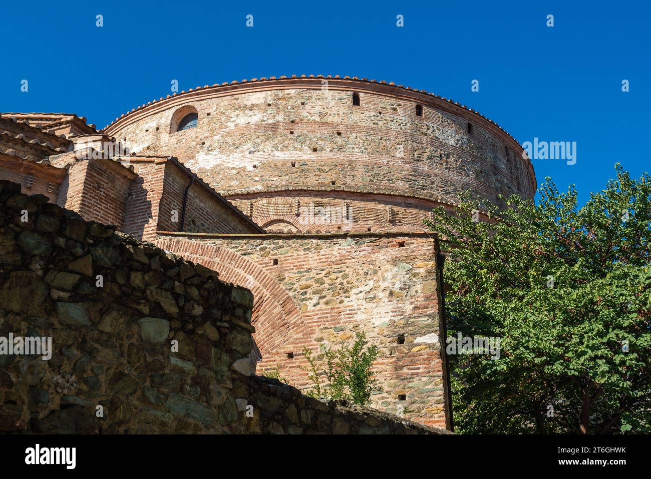 Rotunda of Galerius also called Rotunda of Saint George in Thessaloniki city, Greece Stock Photo ...