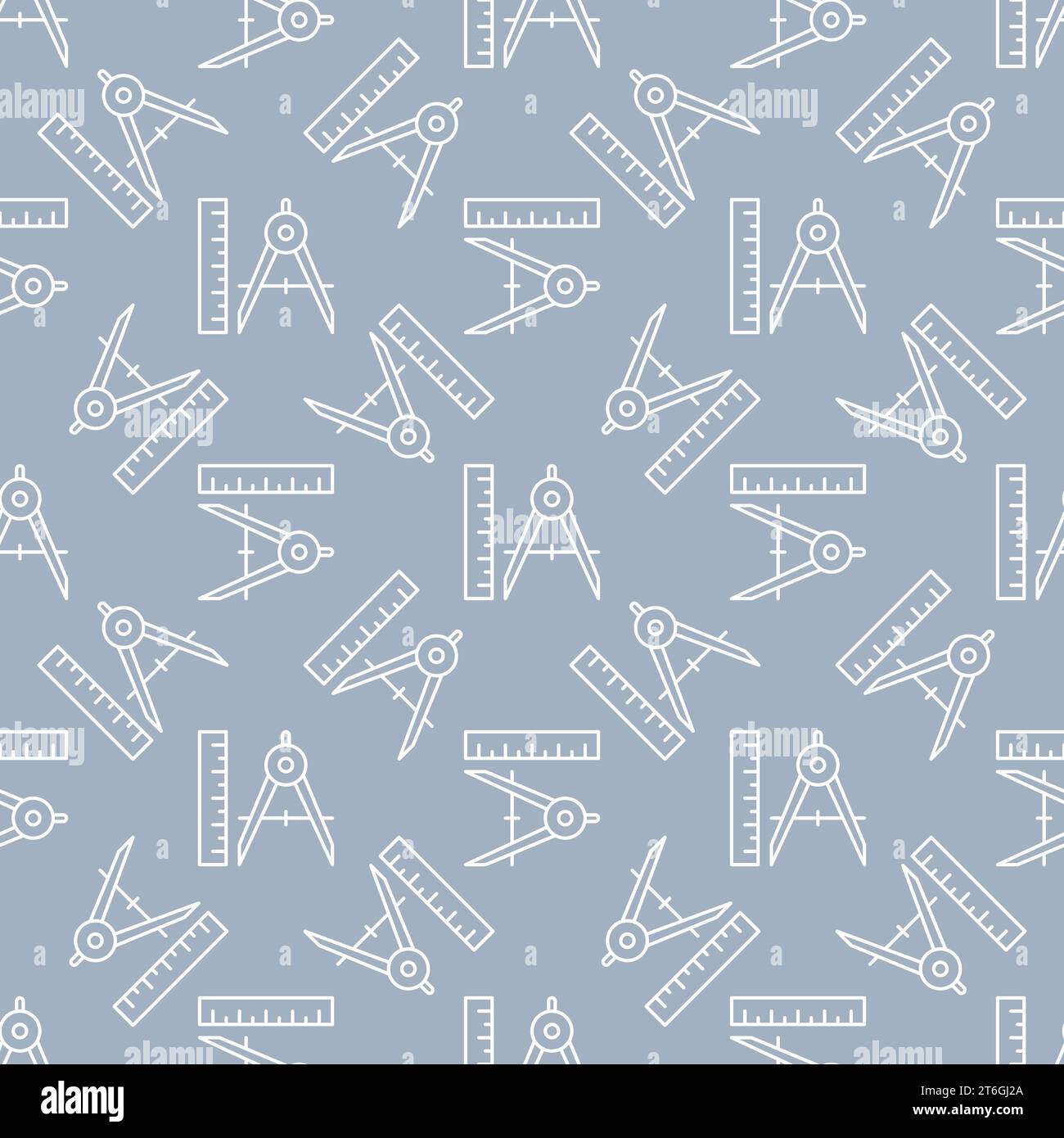 Ruler and Compass vector Maths Tools concept seamless pattern in ...