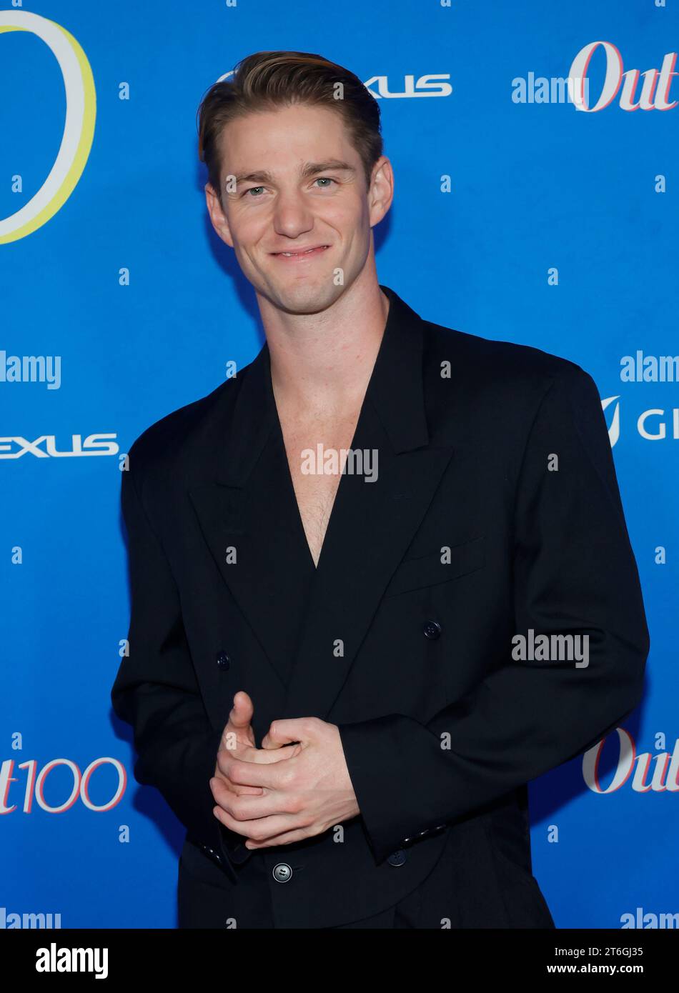 Hollywood, CA. 9th Nov, 2023. Nico Greetham, the OUT100 Party The ...