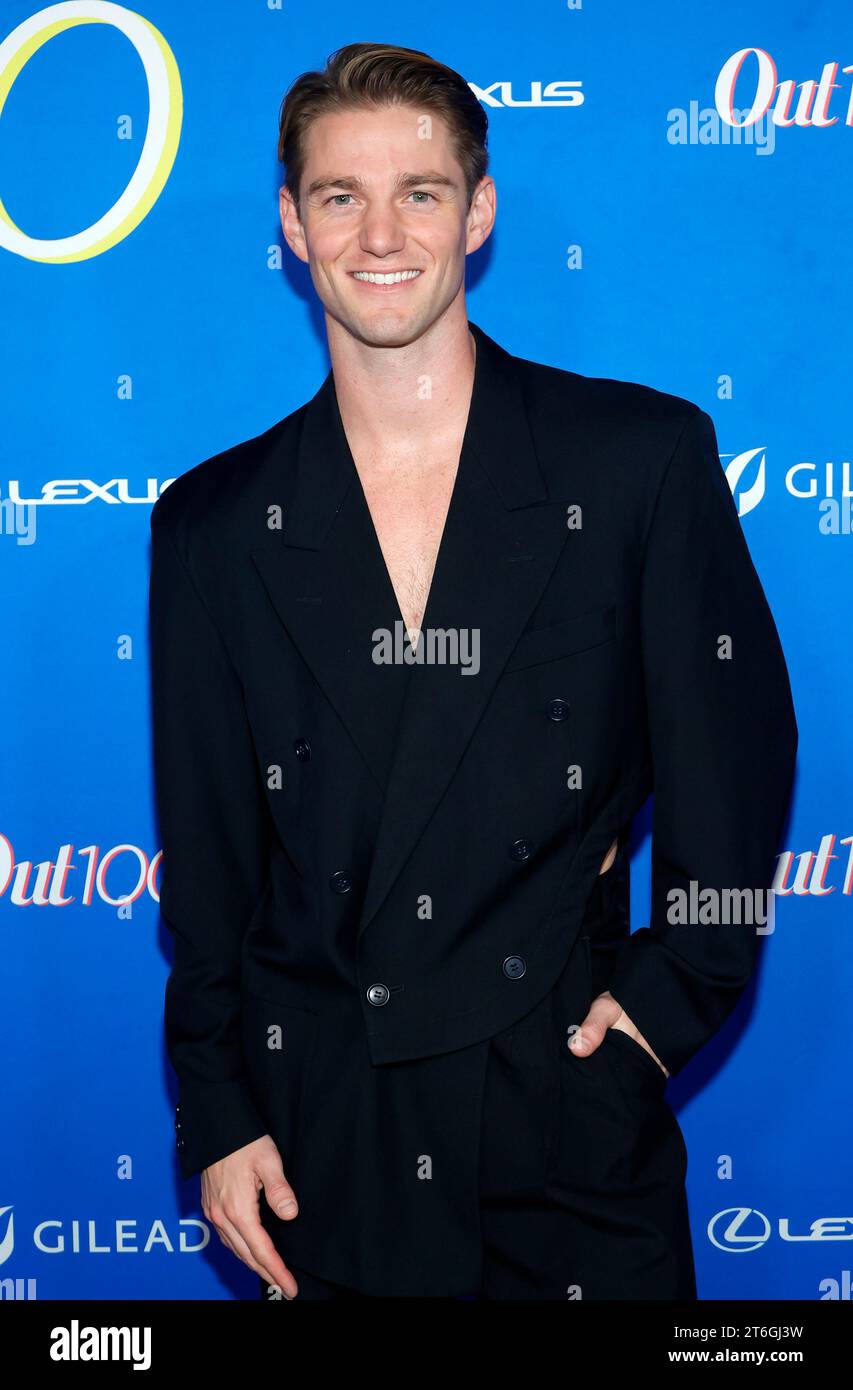 Hollywood, CA. 9th Nov, 2023. Nico Greetham, the OUT100 Party The ...