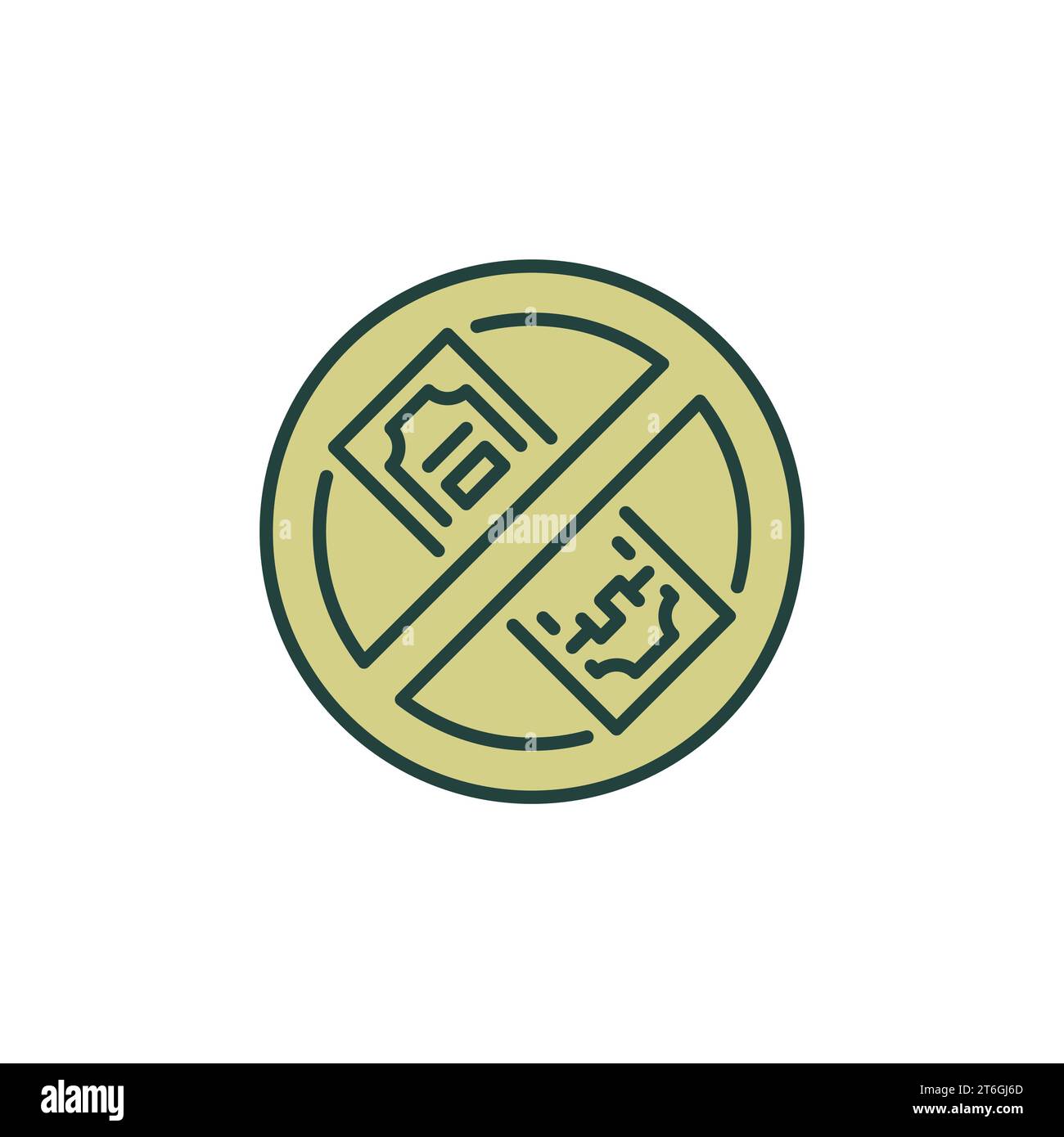 Disallow vector vectors hi-res stock photography and images - Alamy