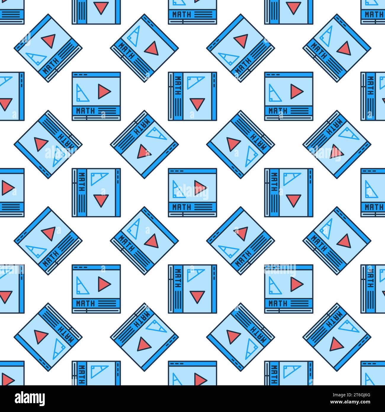 Math Online Video vector Mathematics Science learning concept modern ...