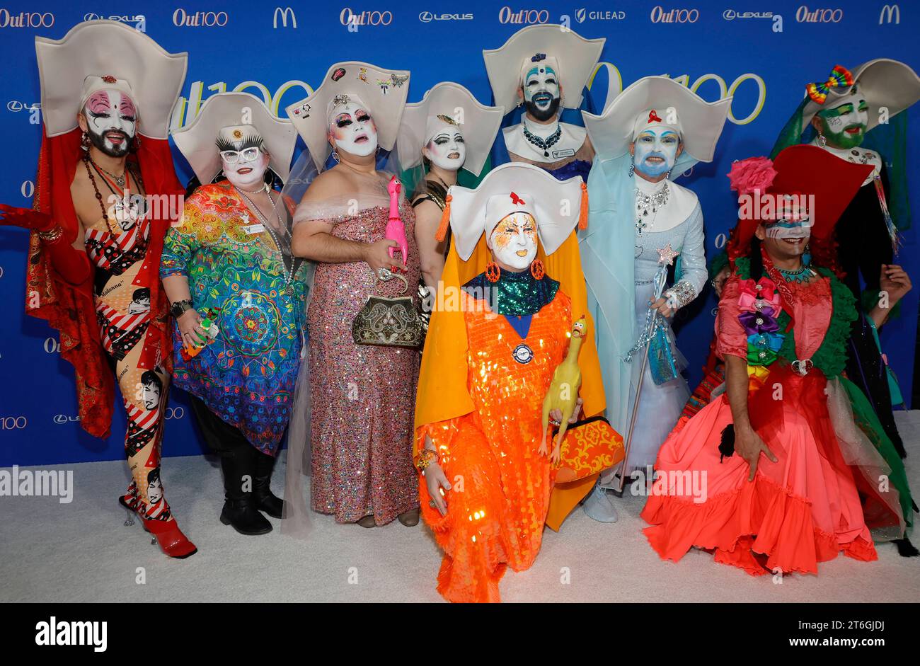 Hollywood, CA - NOVEMBER 9: Sisters of Perpetual Indulgence, the OUT100 ...