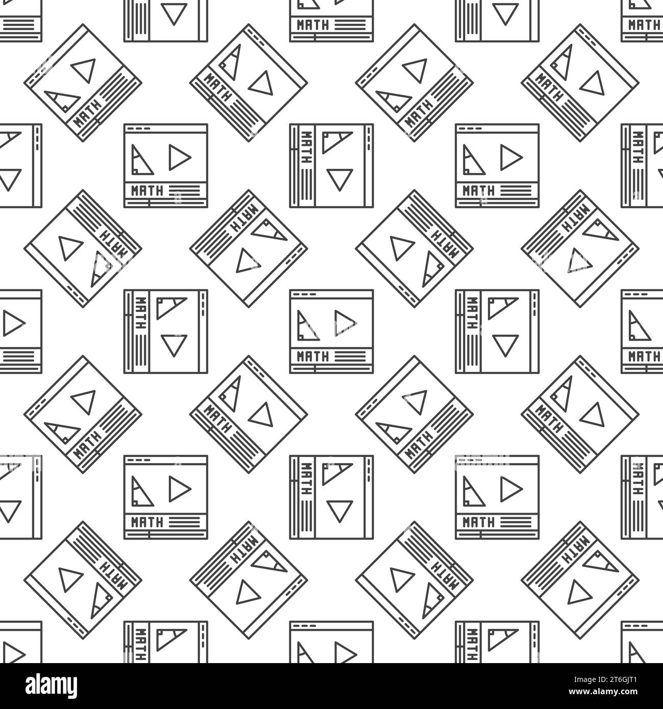 Math Online Video vector online class learning concept seamless pattern ...