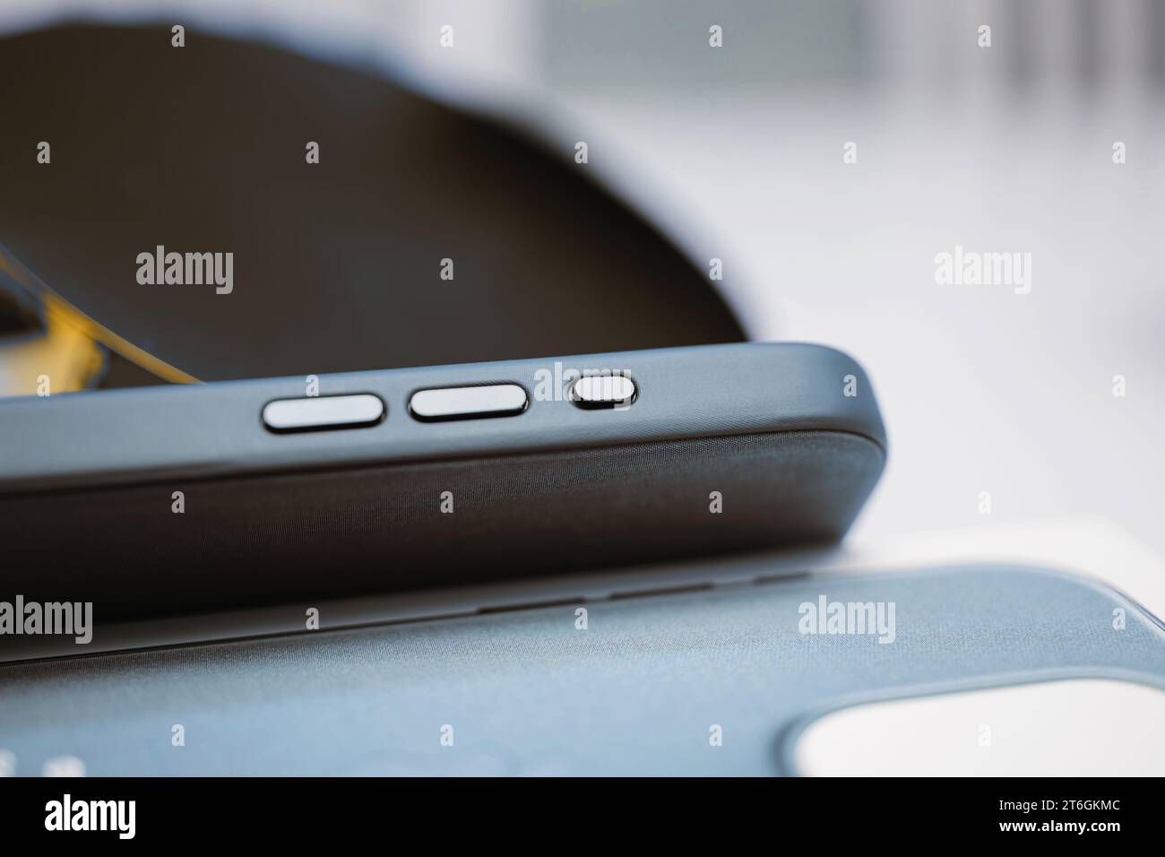 Paris, France - Oct 25, 2023: Close-up macro photography with a tilt ...