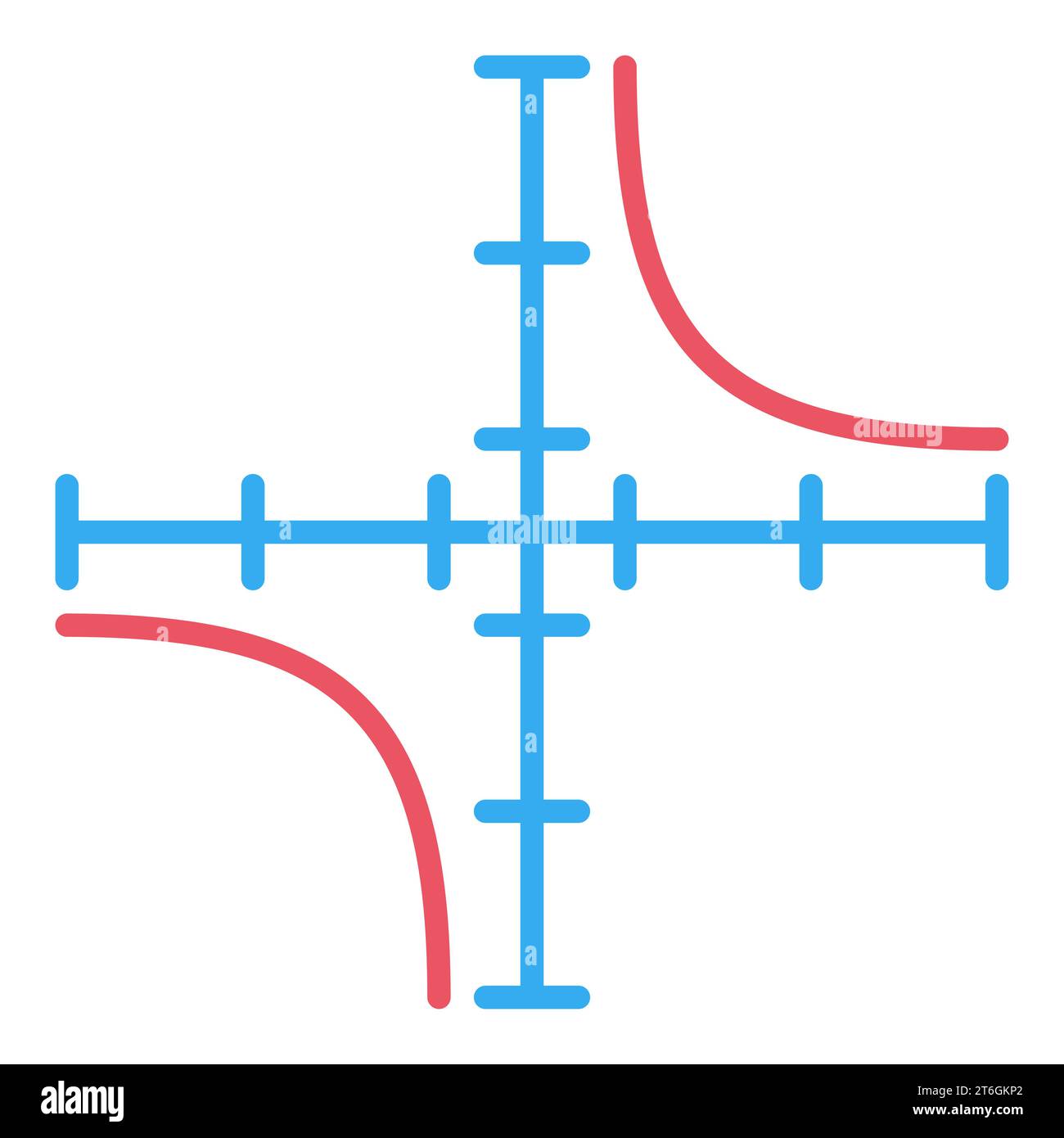 Mathematics Graph vector concept colored icon or symbol Stock Vector ...
