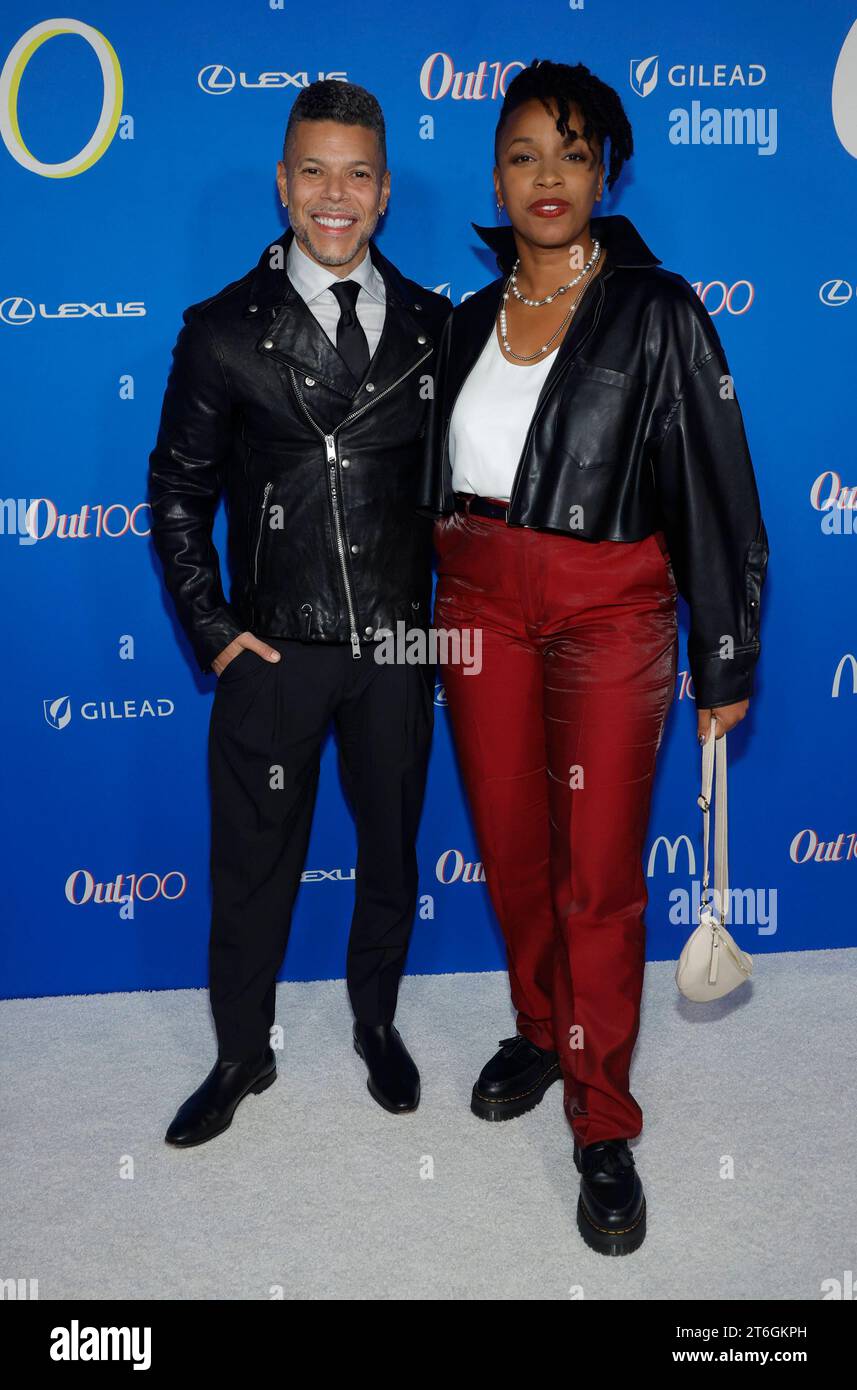Hollywood, CA - NOVEMBER 9: Wilson Cruz, Melanie Willingham-Jaggers ...