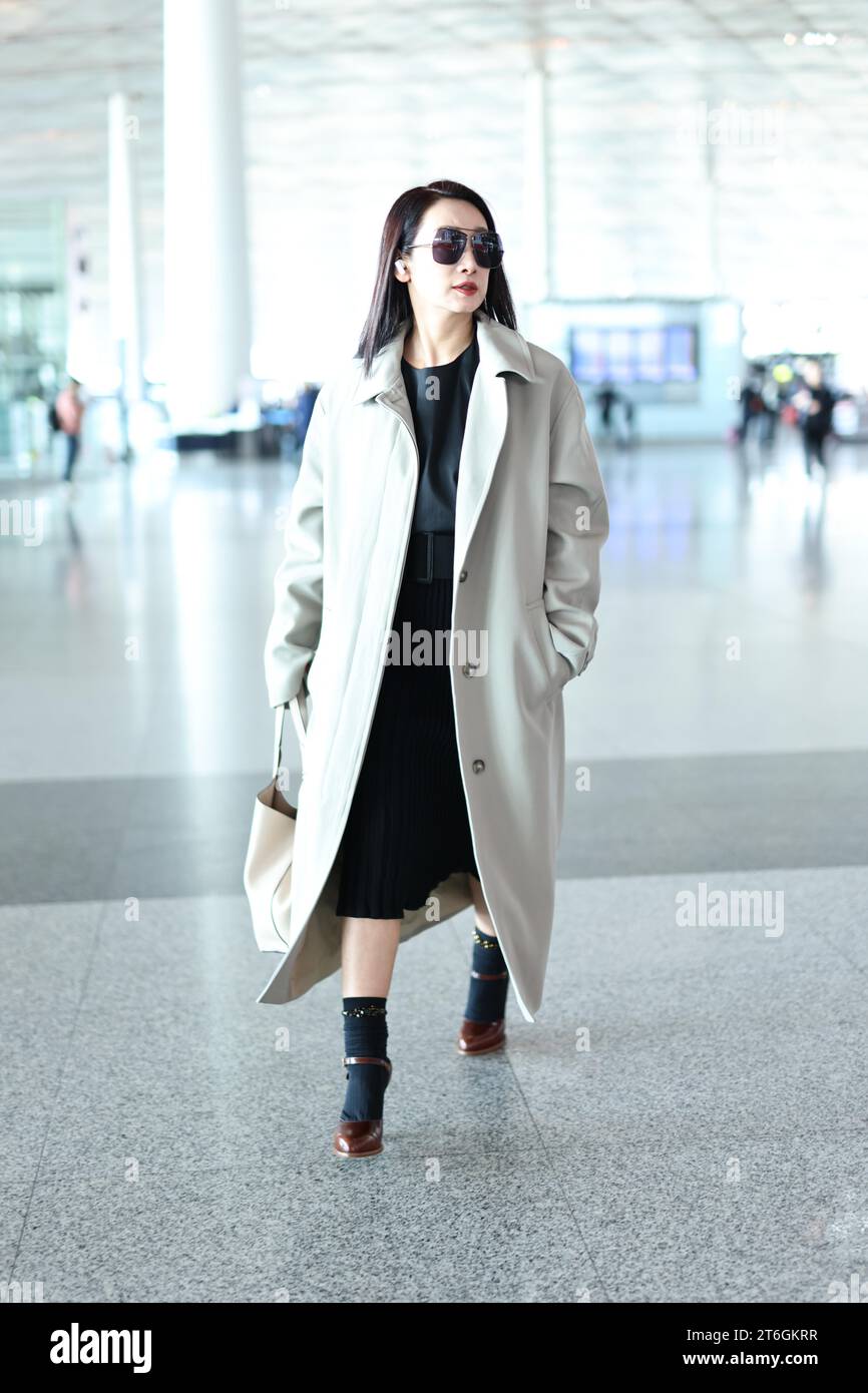 Chinese actress, screenwriter and singer Qin Hailu appears at the ...
