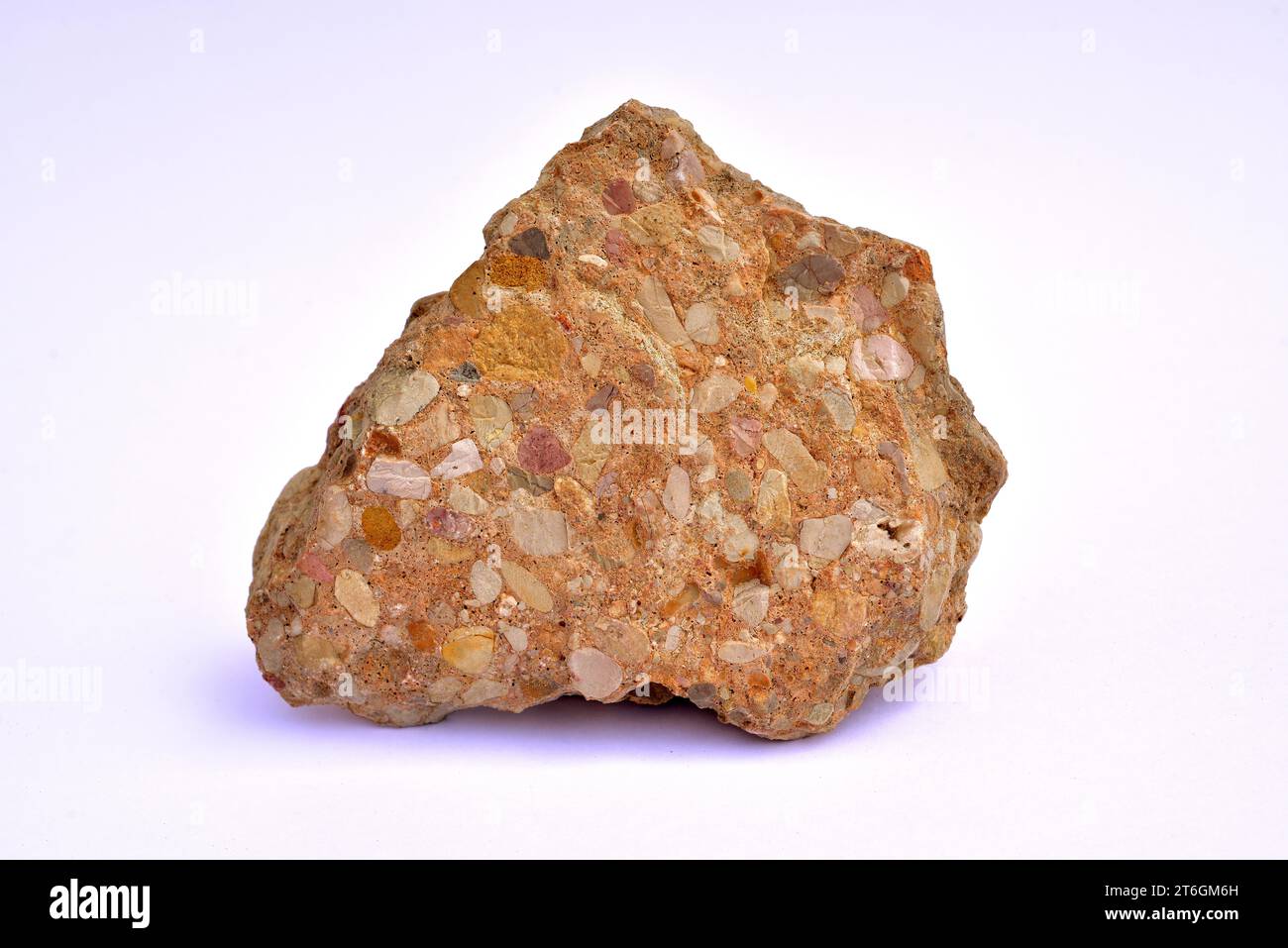 Conglomerate is a clastic sedimentary rock. This sample comes from L ...