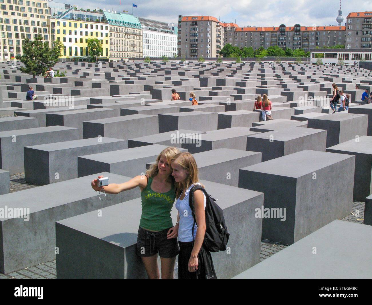Germany, Berlin; Memorial to the Murdered Jews of Europe, also known as ...