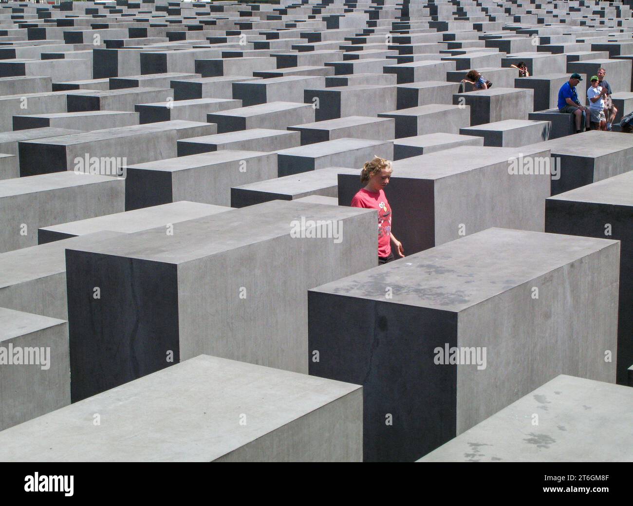 Germany, Berlin; Memorial to the Murdered Jews of Europe, also known as ...