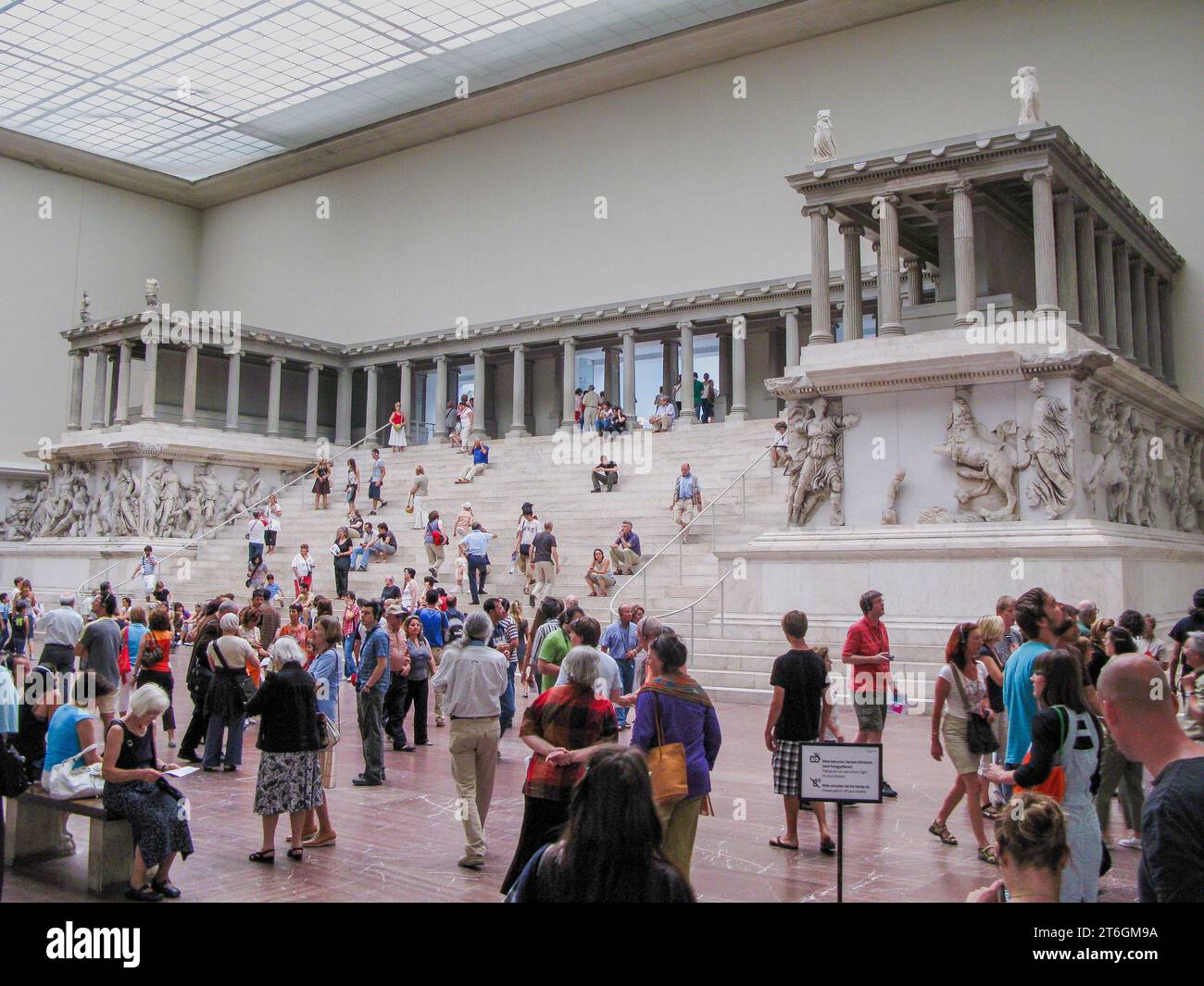 Reconstructed West Front Of The Altar Of Zeus