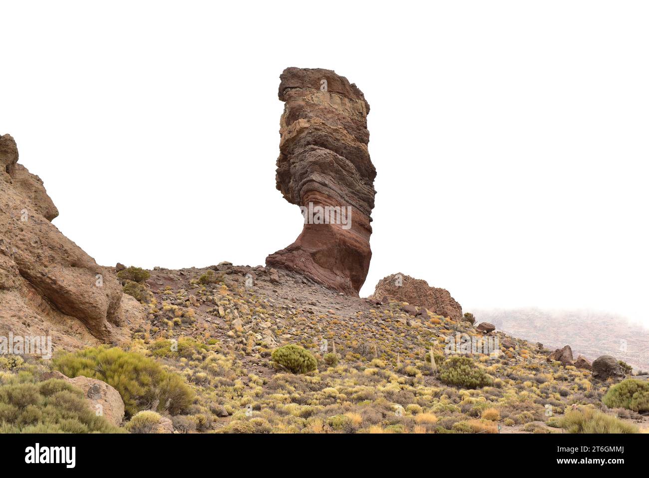 Roque Cinchado or Arbol de Piedra is a volcanic monolith formed above ...
