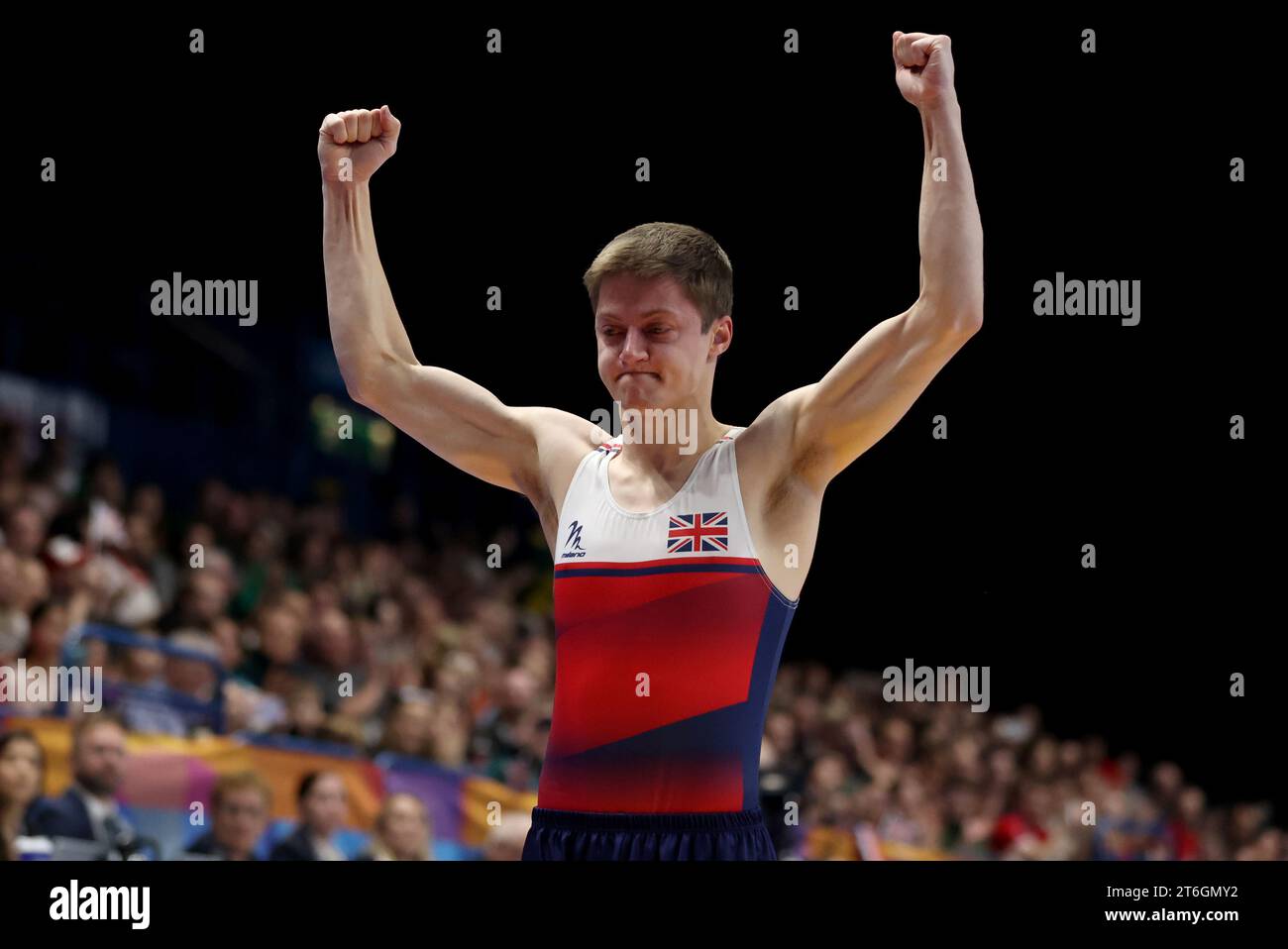 Great Britain's Fred Teague reacts after competing in the Men's ...