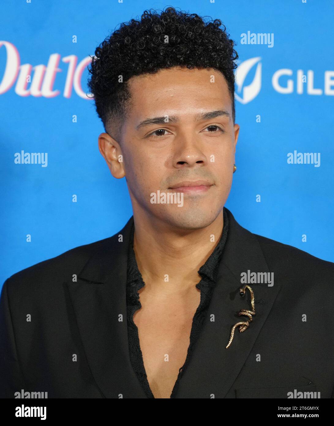 Los Angeles, USA. 09th Nov, 2023. Brandon J. Wolf arrives at The OUT100 ...