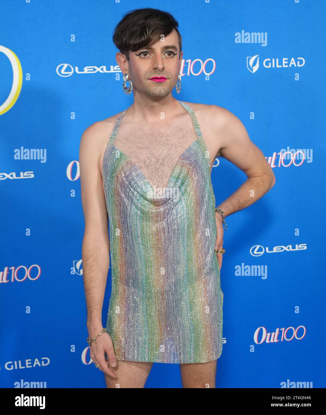 Los Angeles, USA. 09th Nov, 2023. Jacob Tobia arrives at The OUT100 ...