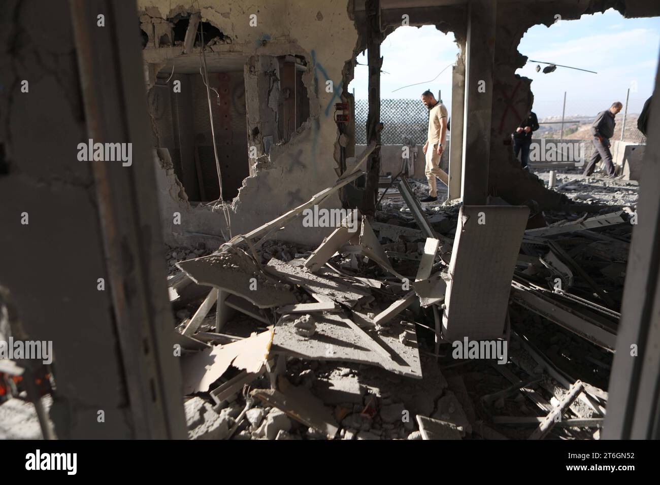 West Bank. November 10, 2023. Israeli forces demolish the houses of ...
