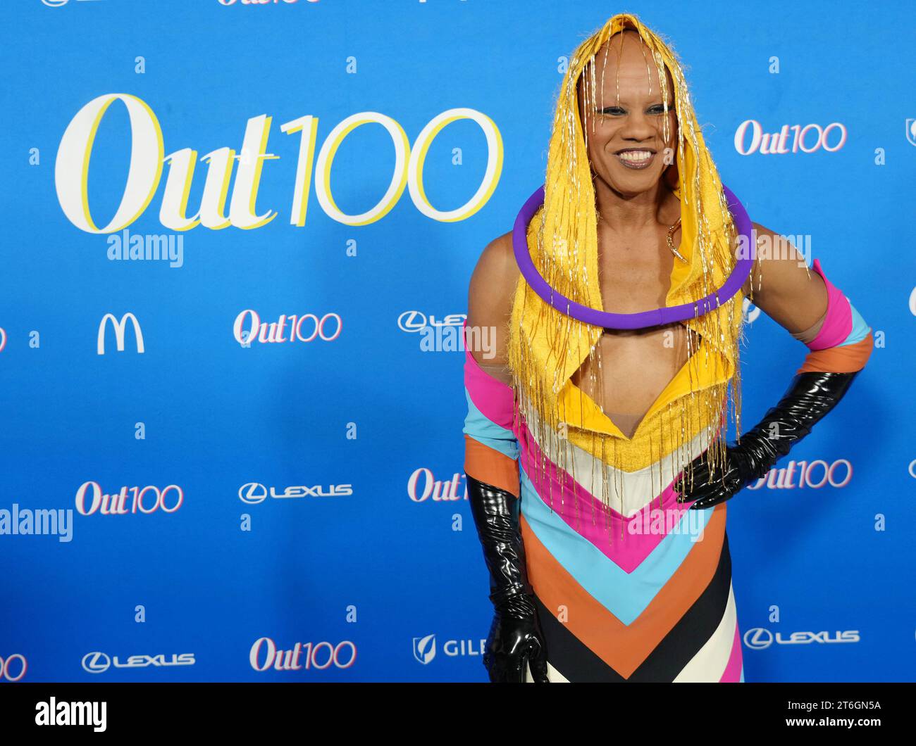 Los Angeles, USA. 09th Nov, 2023. Kevin Aviance arrives at The OUT100 ...