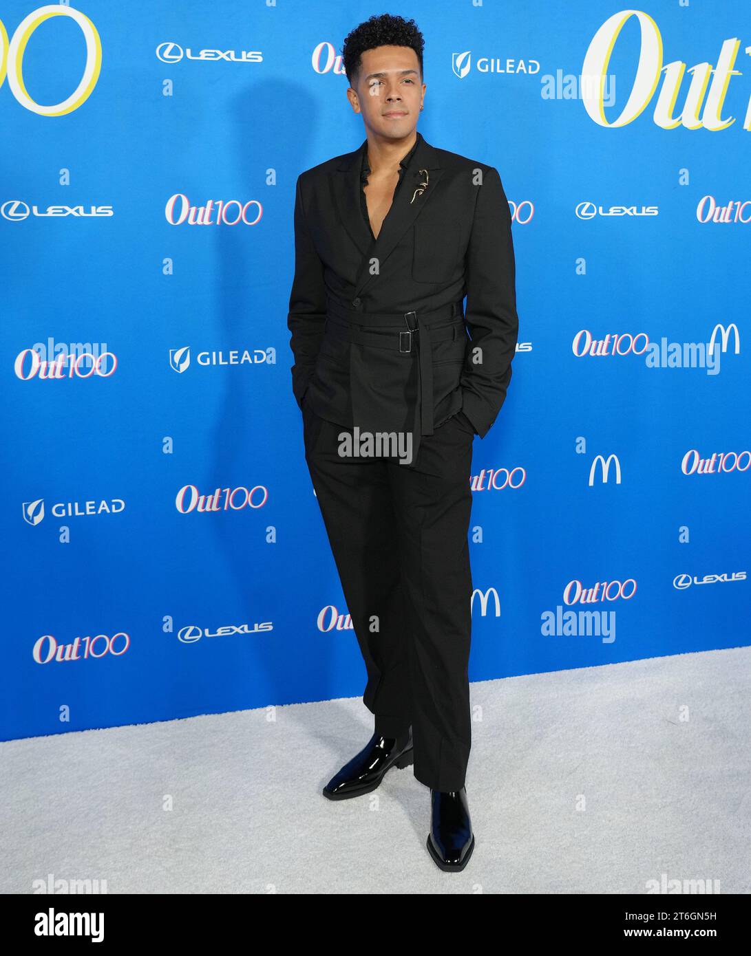 Los Angeles, USA. 09th Nov, 2023. Brandon J. Wolf arrives at The OUT100 ...