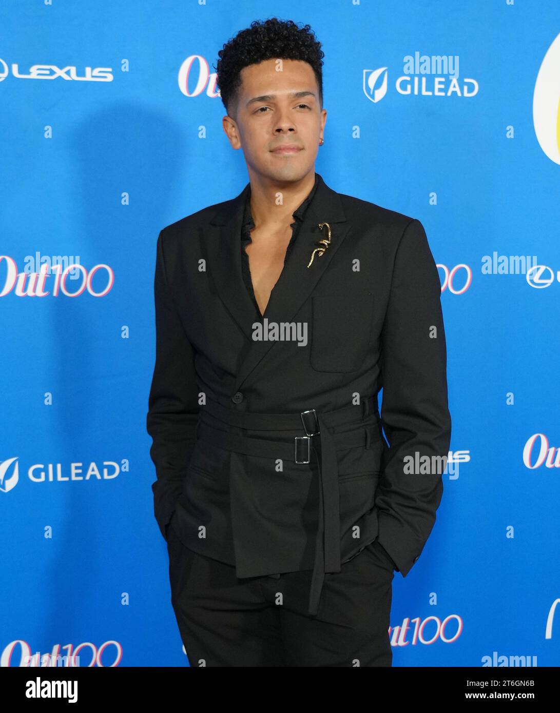 Los Angeles, USA. 09th Nov, 2023. Brandon J. Wolf arrives at The OUT100 ...