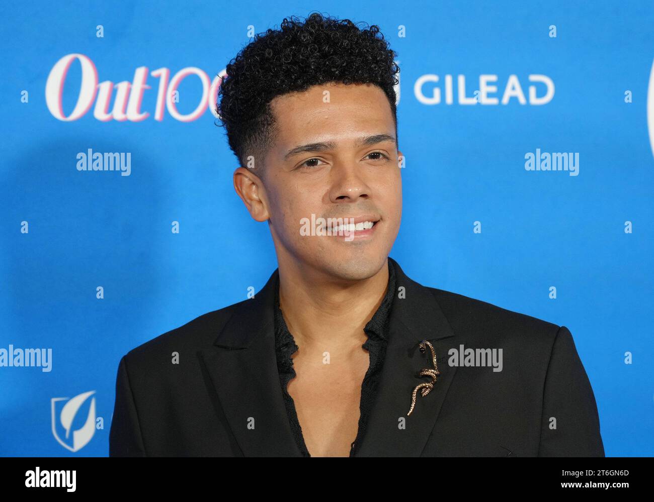 Los Angeles, USA. 09th Nov, 2023. Brandon J. Wolf arrives at The OUT100 ...