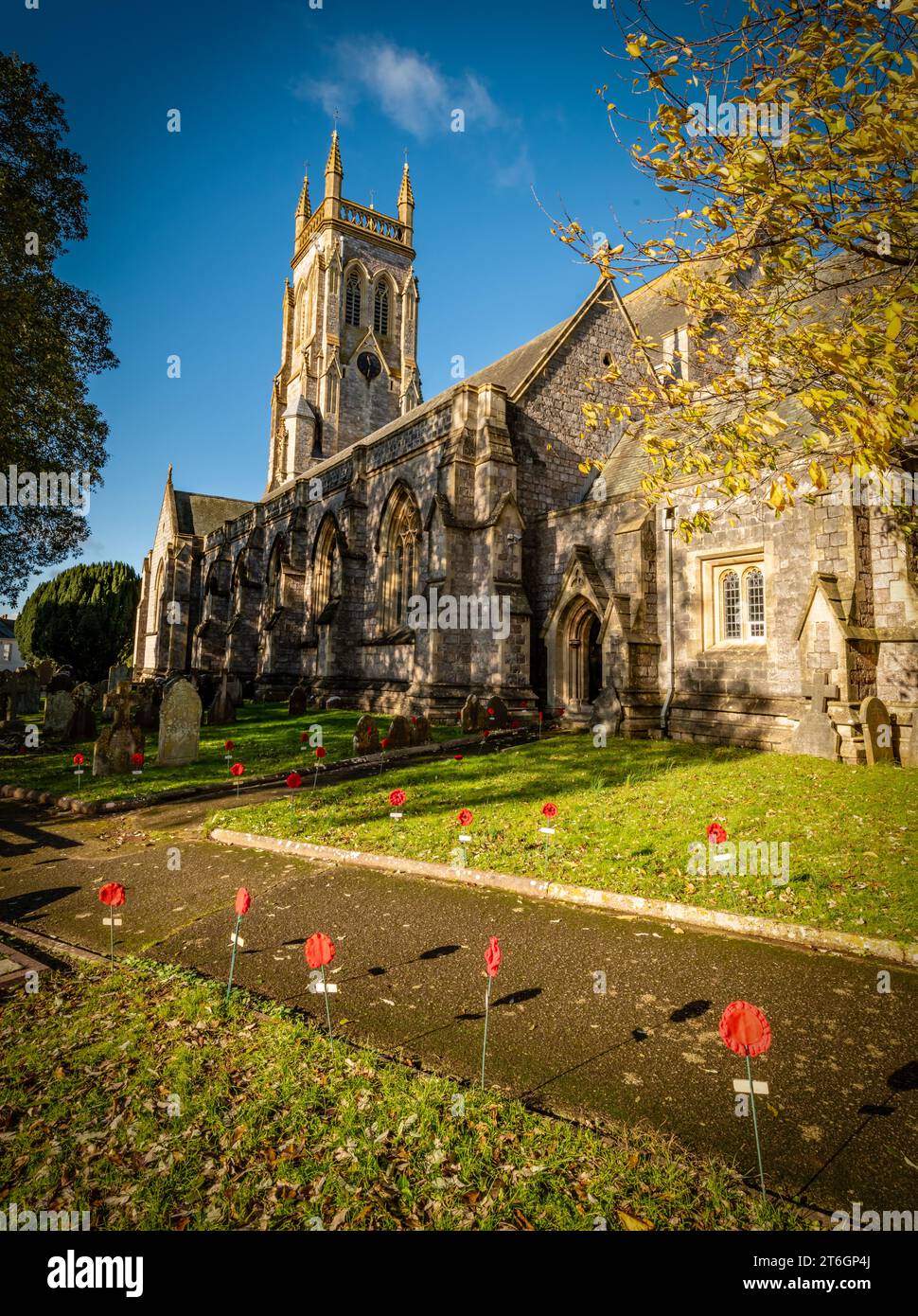 St Marychurch, Devon UK. Friday 10 November 2023. The St Marychurch ...