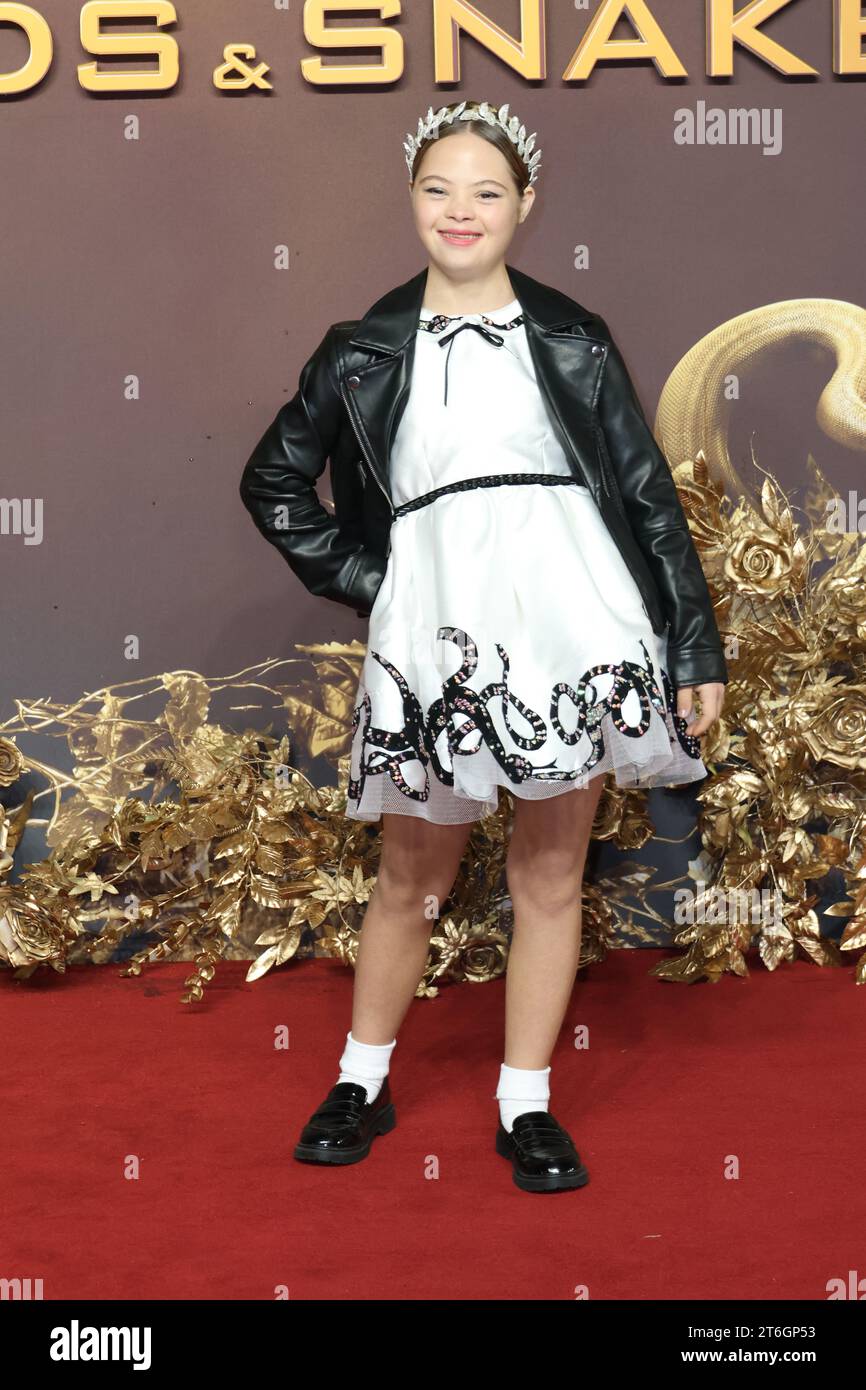 Sofia Sanchez, The Hunger Games: The Ballad of Songbirds & Snakes - World Premiere, BFI IMAX ...