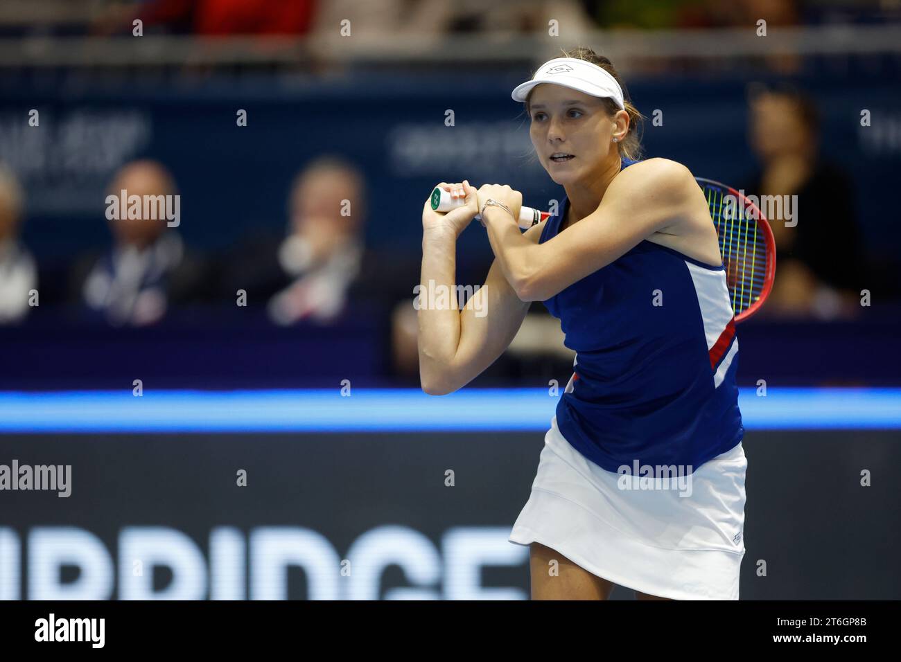 Tennis player Varvara Gracheva (FRA) in action during the final group ...
