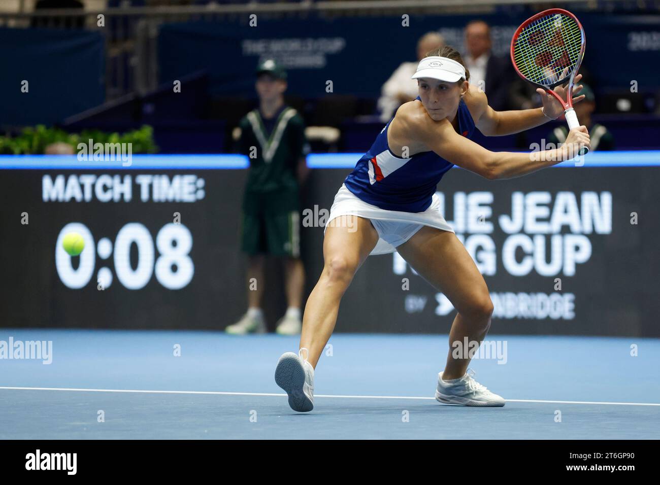Tennis player Varvara Gracheva (FRA) in action during the final group ...