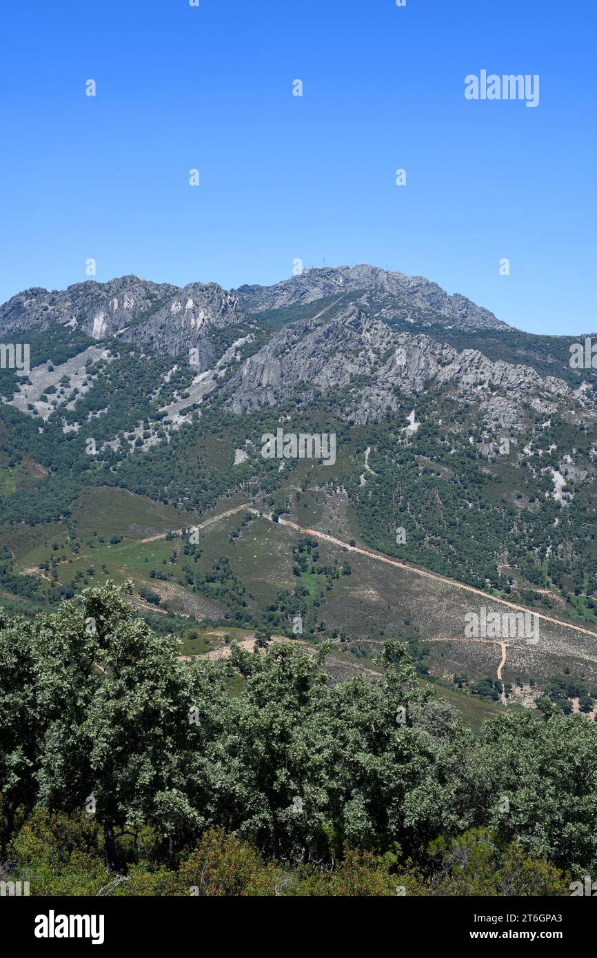 Armorican quartzites in Pico Villuercas. Villuercas-Ibores-Jara Geopark ...