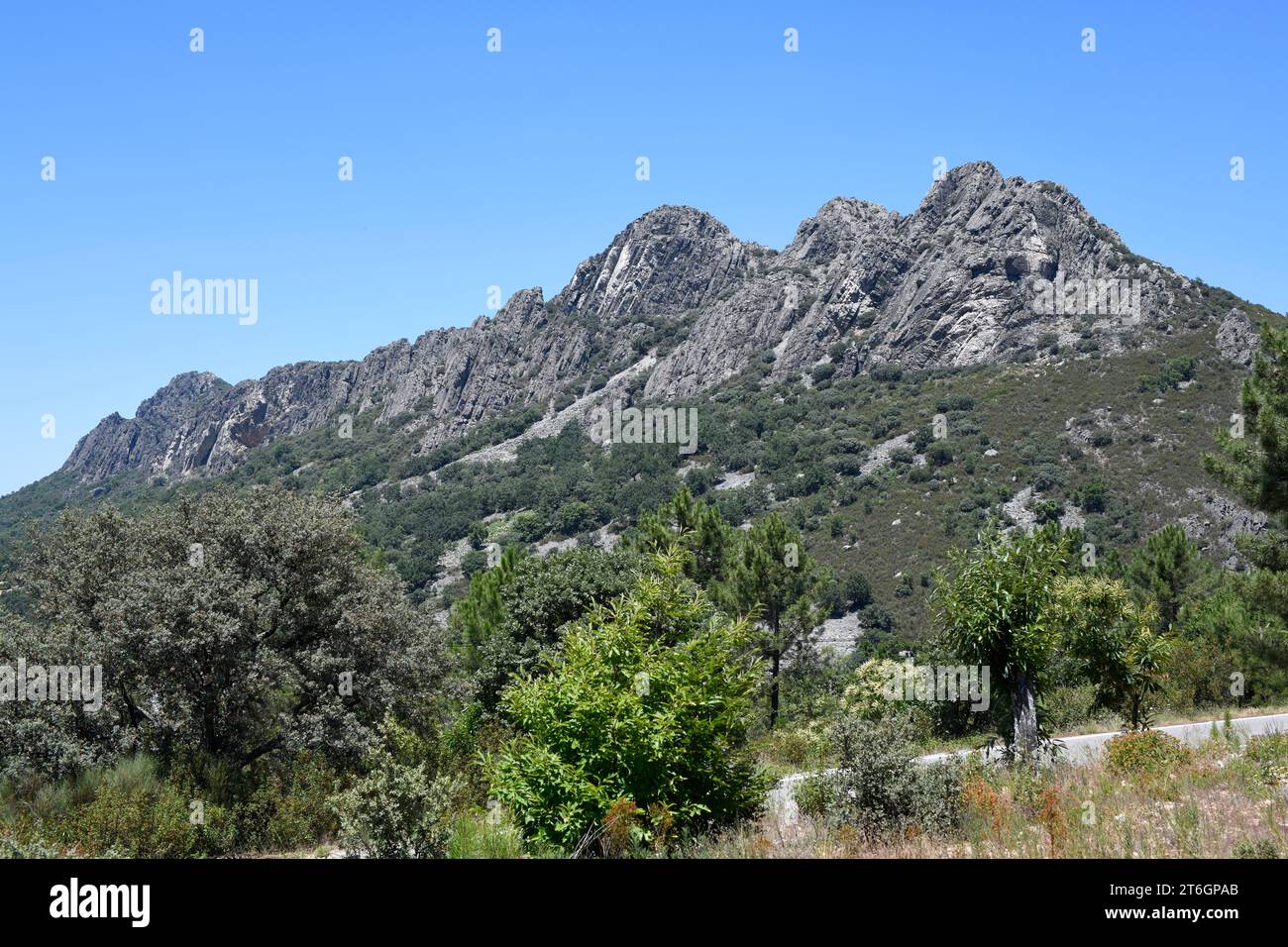 Appalachian relief with Armorican quartzites in Villuercas-Ibores-Jara ...