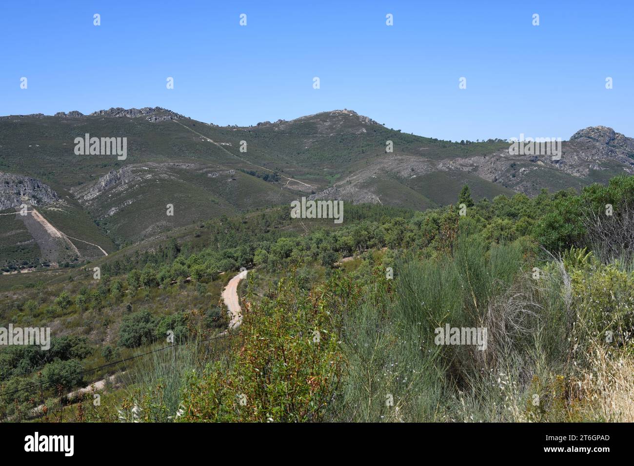 Appalachian relief with Armorican quartzites in Villuercas-Ibores-Jara ...