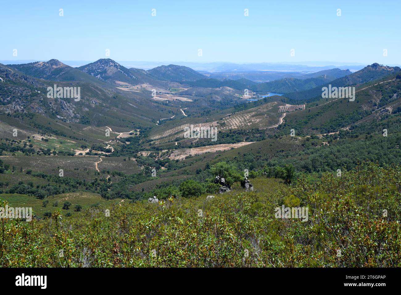 Appalachian relief with Armorican quartzites in Villuercas-Ibores-Jara ...
