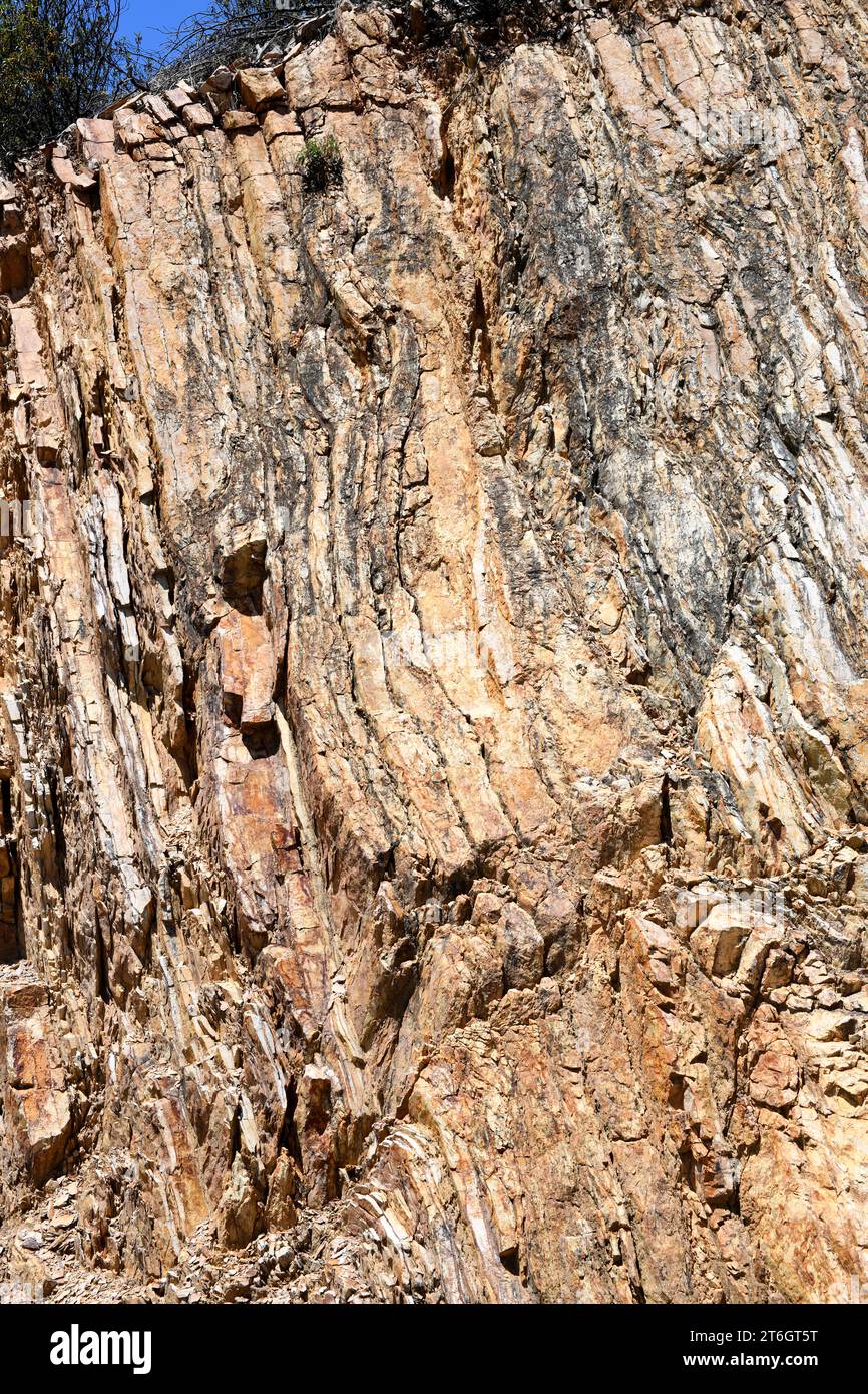 Armorican quartzites. This photo was taken in Villuercas-Ibores-Jara ...