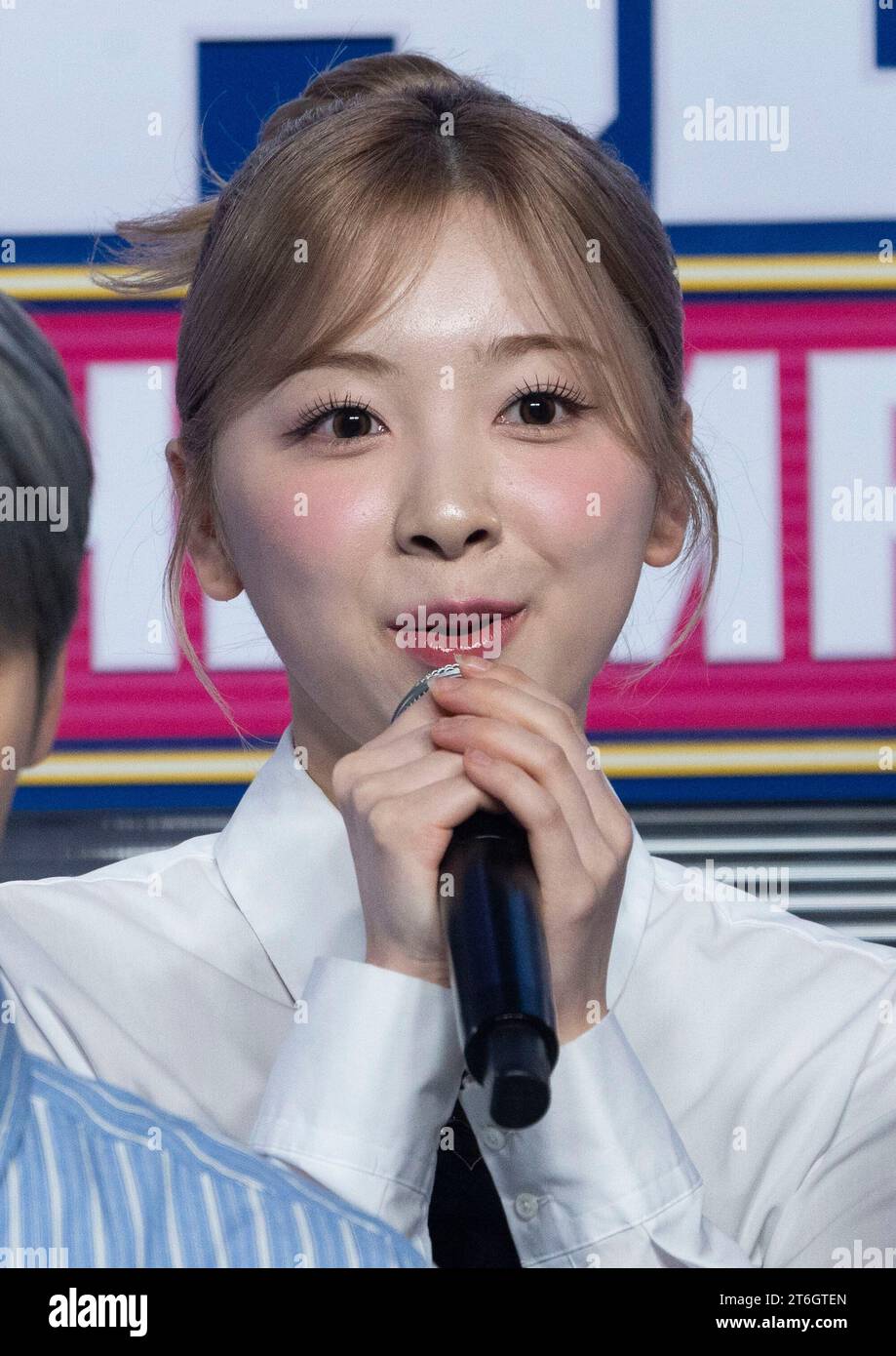 Goyang, South Korea. 8th Nov, 2023. Japanese Mako, Mayuka, Maya, Riku, Rio, Nina, Ayaka, Rima ...