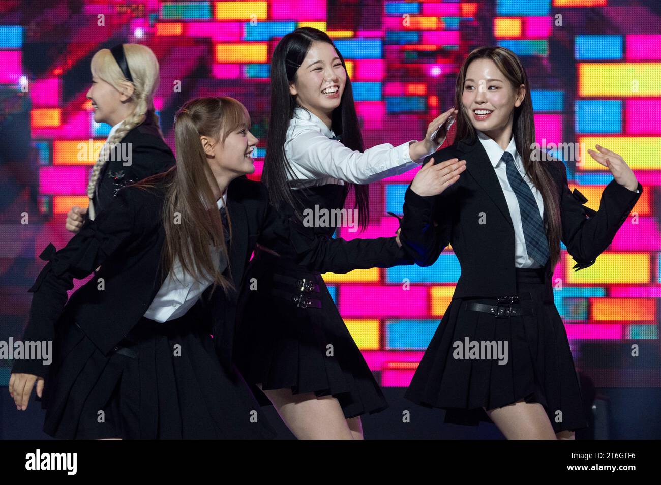 Goyang, South Korea. 8th Nov, 2023. Japanese Mako, Mayuka, Maya, Riku, Rio, Nina, Ayaka, Rima ...