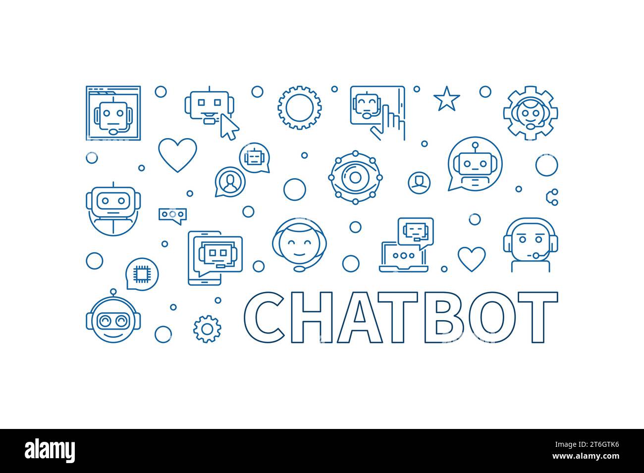 Artificial general intelligence background Cut Out Stock Images ...