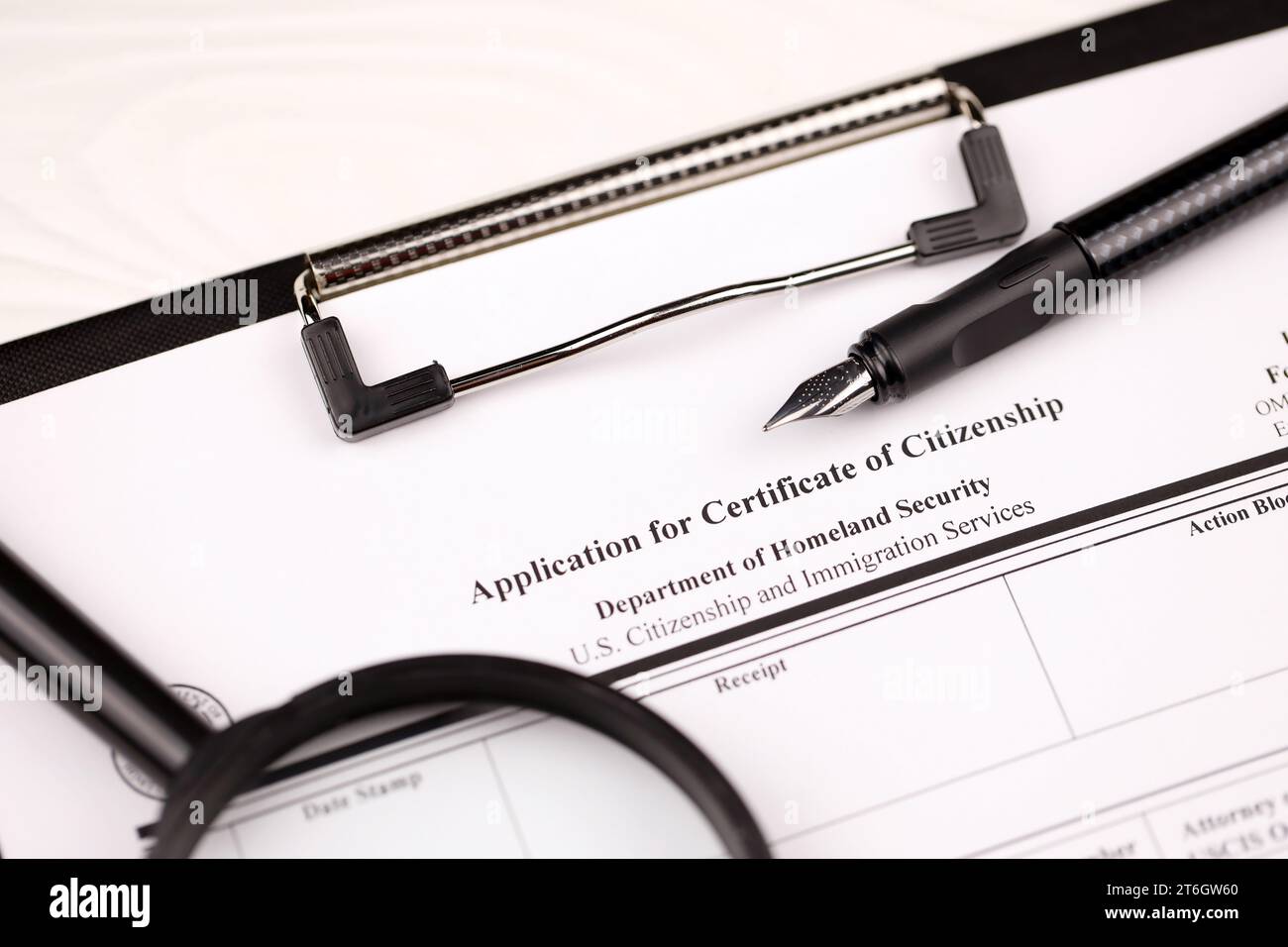 N-600 Application for Certificate of Citizenship blank form on A4 ...