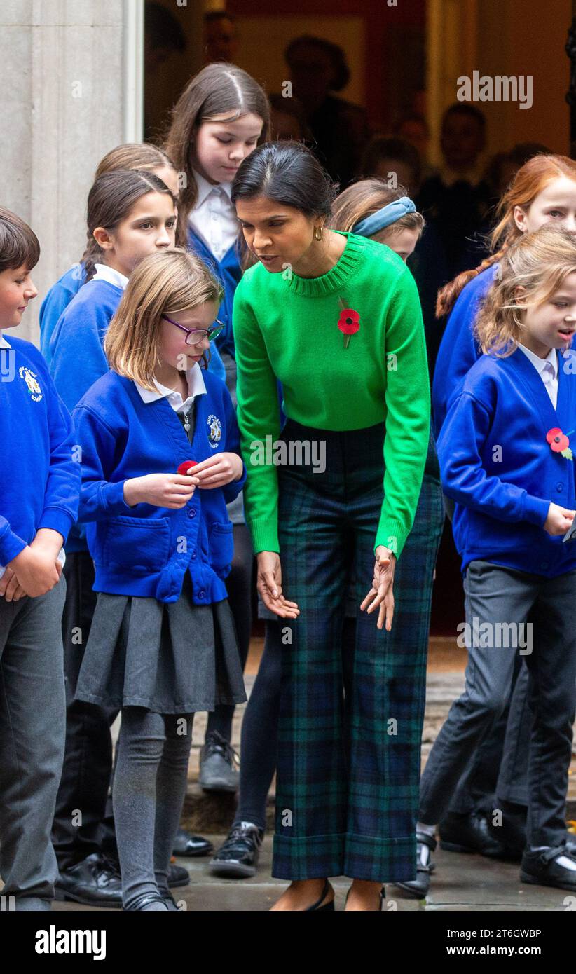 London, England, UK. 10th Nov, 2023. AKSHATA MURTY, UK Prime Minister ...