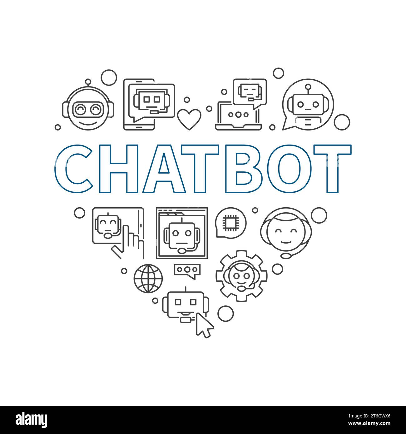 Round shaped ai chip symbol hi-res stock photography and images - Alamy