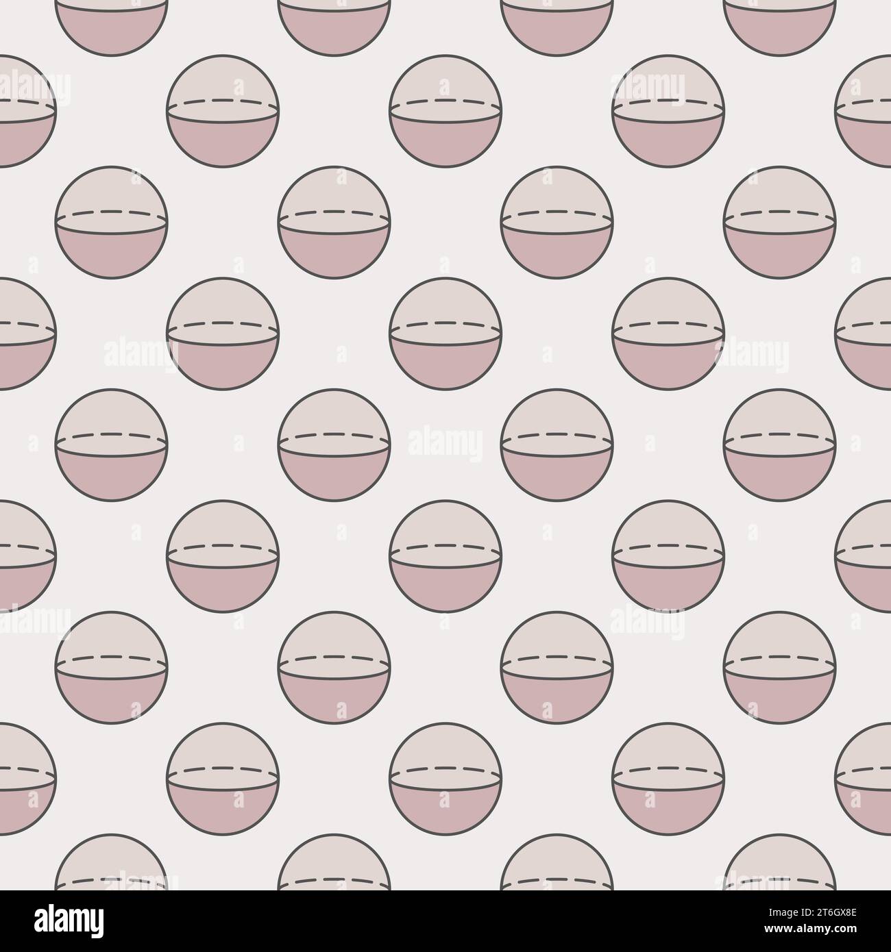 Sphere Mathematics Figure modern seamless pattern - Geometry Education ...