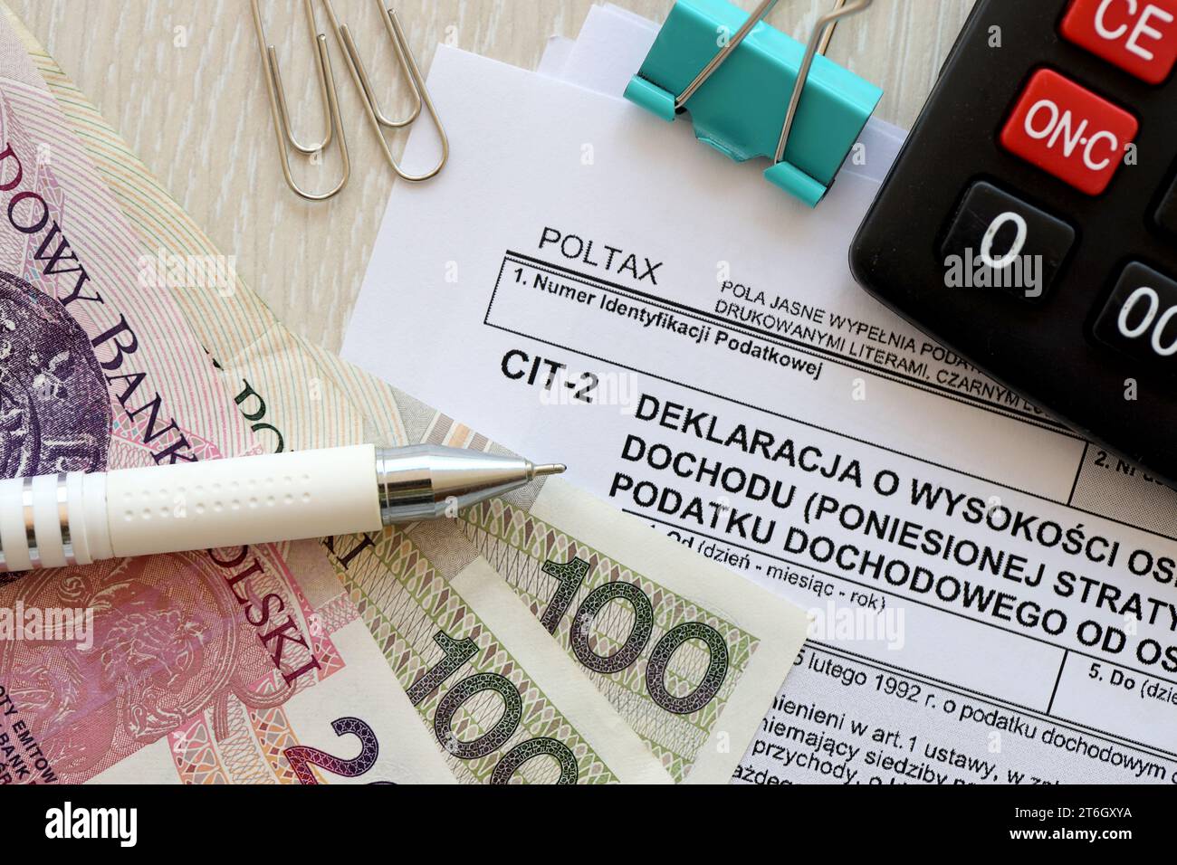 Declaration of the amount of earned income or incurred loss by ...