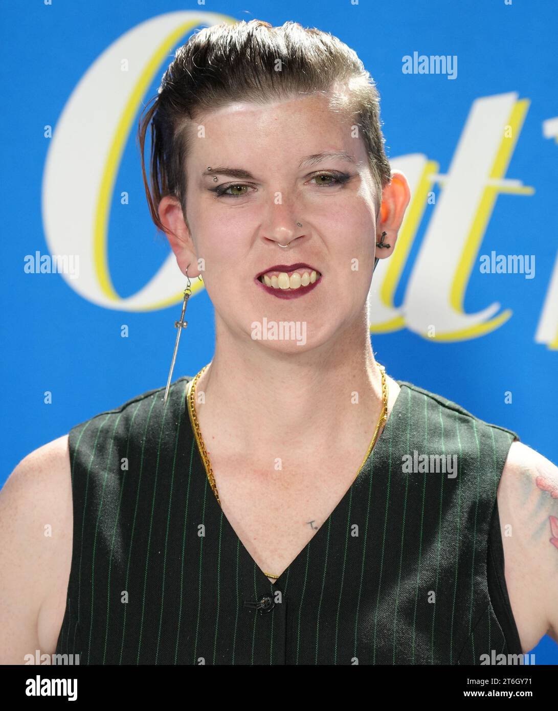 Los Angeles, USA. 09th Nov, 2023. Jenn Renoe arrives at The OUT100 ...