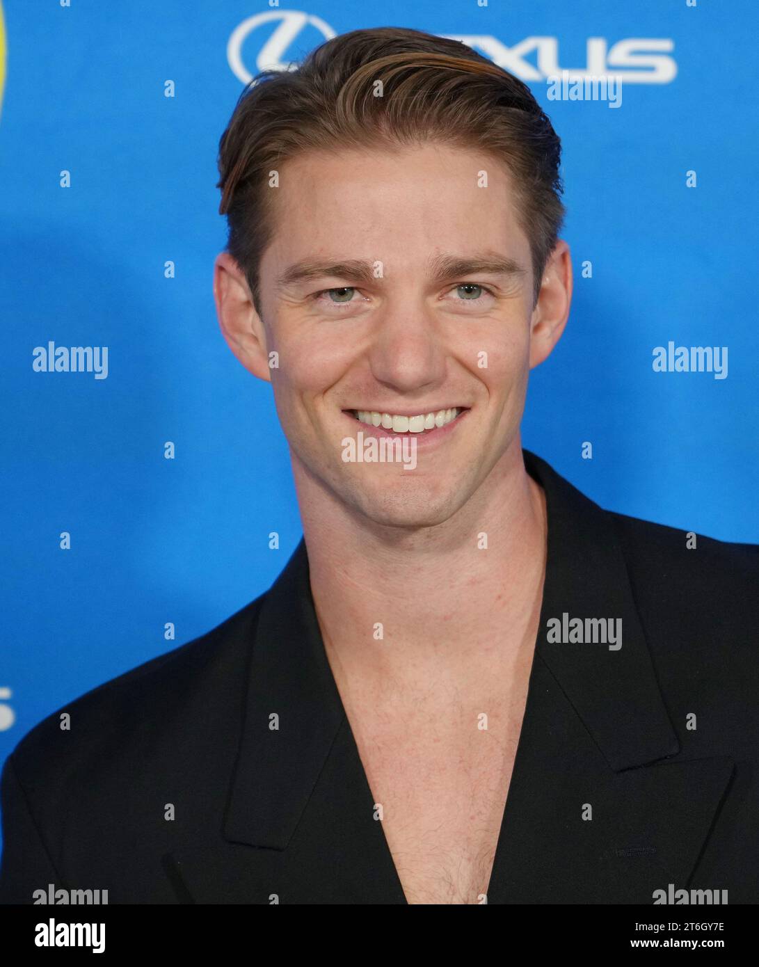 Los Angeles, USA. 09th Nov, 2023. Nico Greetham arrives at The OUT100 ...